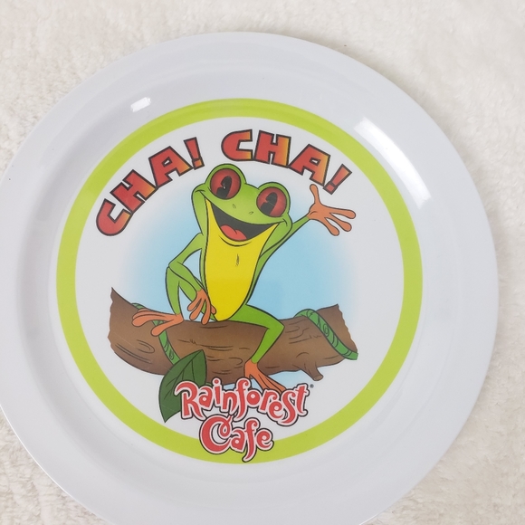 GET | Dining | Vintage Rainforest Caf Cha Cha Dinner Plate Melamine | Poshmark